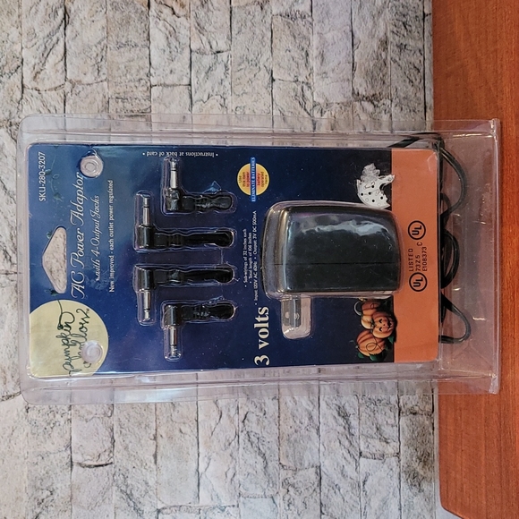 Lemax | Holiday | 205 Lemax Pumpkin Hollow Ac Power Adapter | Poshmark